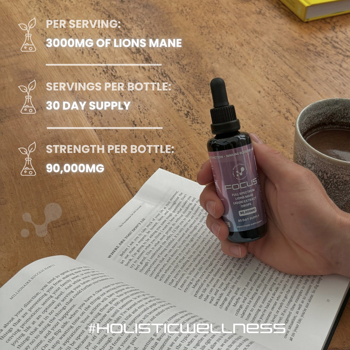 Focus - Lions Mane - Brain Function – Cell Evolution HQ